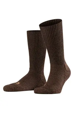Falke Walkie Ergo Crew Socks - Dark Brown