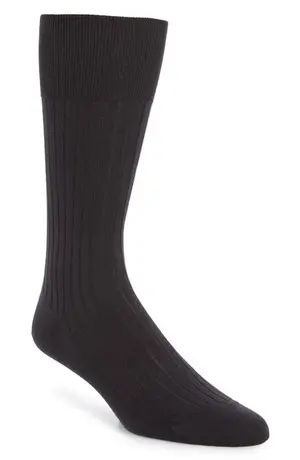 Falke Falke No. 13 Egyptian Cotton Blend Dress Socks Stone