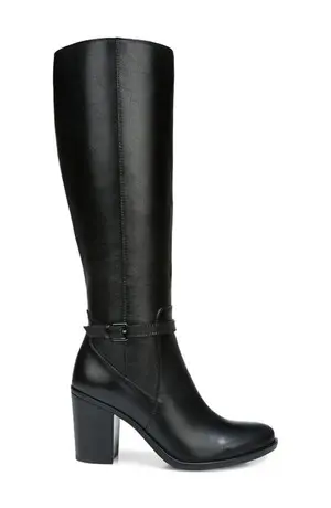 Naturalizer Kalina Leather Boots - Black Leather
