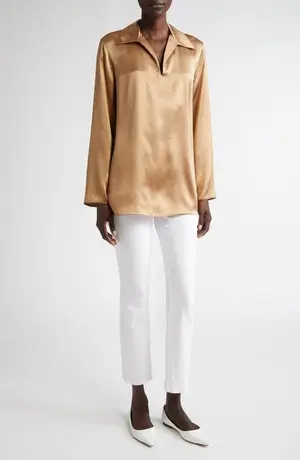 Lafayette 148 New York Reeve High-waist Jeans - Washed Plaster