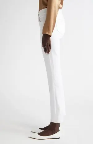 Lafayette 148 New York Reeve High-waist Jeans - Washed Plaster