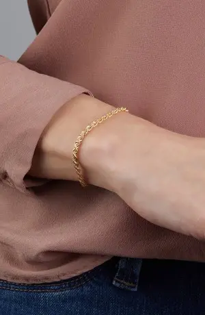 Bony Levy 14k Gold Rope Chain Bracelet - Yellow