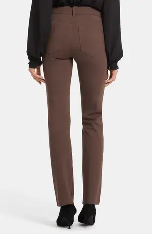 NYDJ Sculpt-her™ Marilyn Straight Leg Pants - Coffee Bean