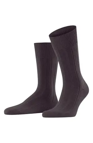 Falke Falke Lhasa Wool And Cashmere Dress Socks Dewberry