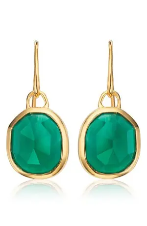 Monica Vinader Bezel Earrings