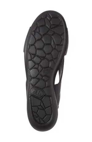 Camper Balloon Slingback Wedge Sandal - Black Leather