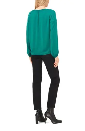 Vince Camuto Hammered Satin Blouse