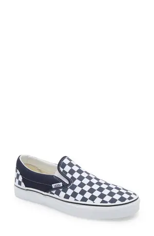 VANS Classic Slip-On Sneaker Checkerboard Parisian Night/w