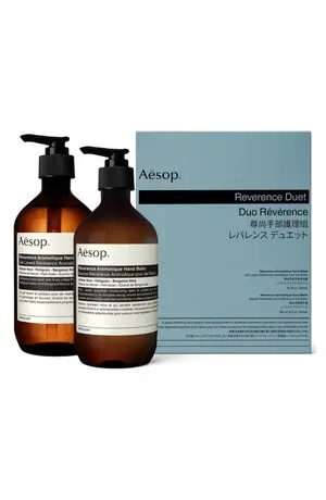 Aesop Reverence Hand Wash & Hand Balm Duet - None