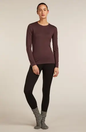 Icebreaker Oasis Long Sleeve Merino Wool Base Layer Tee