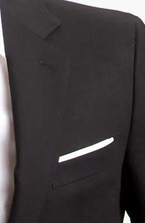 Canali Classic Fit Solid Wool Blazer
