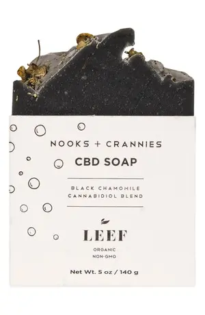 LEEF ORGANICS Nooks + Crannies Cbd Soap Black Chamomile