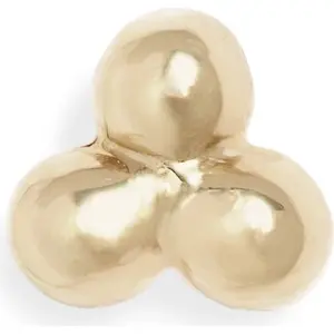 MARIA TASH Maria Tash 3-ball Trinity Stud Earring Yellow Gold