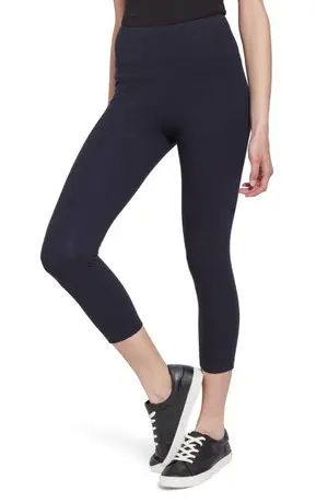 Lyssé Ntials Flattering Crop Leggings - Midnight