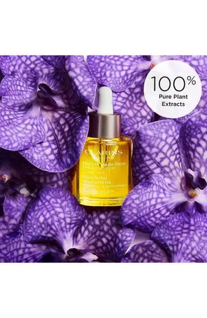 Clarins Blue Orchid Radiance & Hydrating Face Treatment Oil - No Color