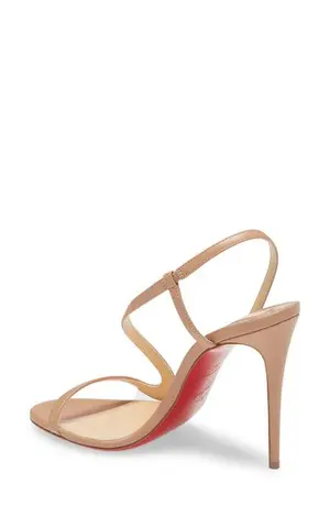 CHRISTIAN LOUBOUTIN Slingback Stiletto Sandal - Nude