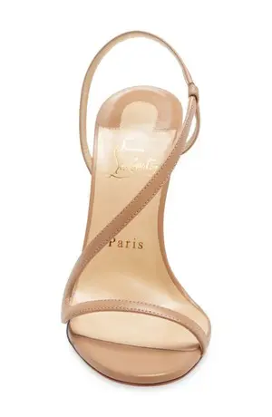 CHRISTIAN LOUBOUTIN Slingback Stiletto Sandal - Nude