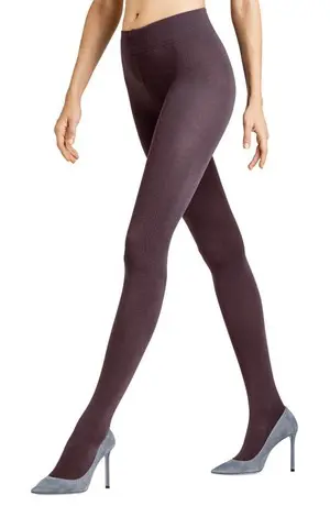 Falke Falke Virgin Wool Blend Tights Barolo