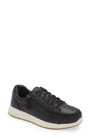 BILLY FOOTWEAR Comfort Low Zip Around Sneaker Black