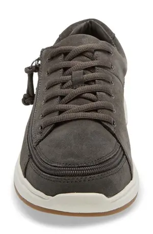 BILLY FOOTWEAR Comfort Low Zip Around Sneaker - Grey