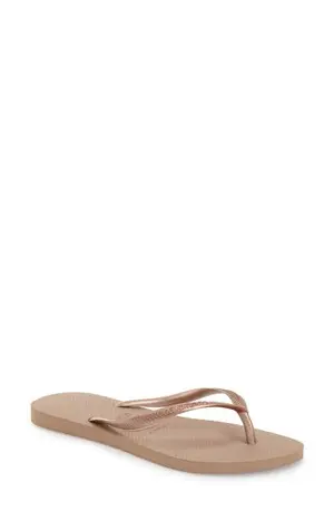 Havaianas Slim Flip Flop - Rose Gold