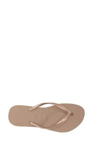 Havaianas Slim Flip Flop - Rose Gold