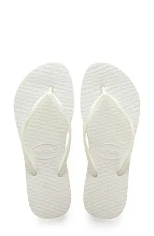 Havaianas Slim Flip Flop - White