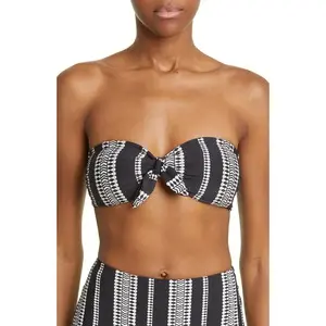 LEMLEM Luchia Bandeau Bikini Top - Black