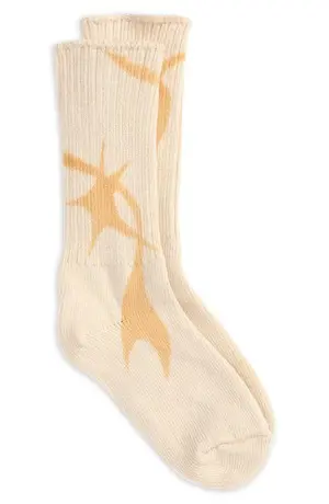 Collina Strada Collina Strada Print Crew Socks Ginger Stardust
