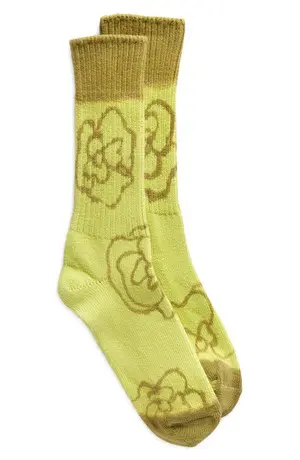 Collina Strada Collina Strada Print Crew Socks Swamp Magic