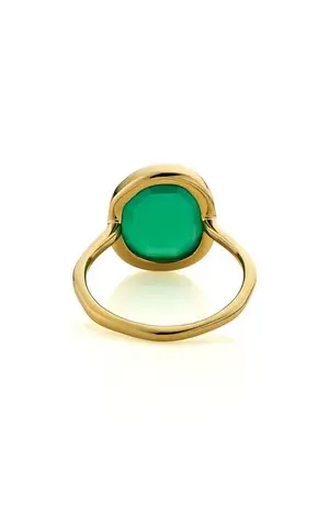 Monica Vinader Siren Stone Ring - Yellow Gold