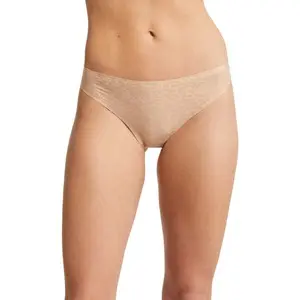 Chantelle Soft Stretch Thong Leopard Shimmer Print