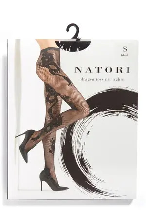 Natori Dragon Toss Net Tights