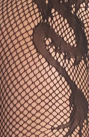 Natori Dragon Toss Net Tights
