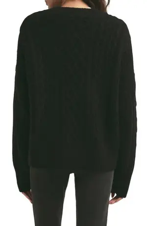 FAVORITE DAUGHTER Oversized Cable-knit Sweater