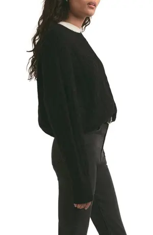 FAVORITE DAUGHTER Oversized Cable-knit Sweater