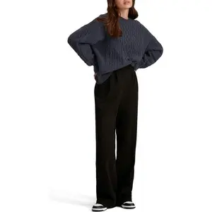FAVORITE DAUGHTER Oversized Cable-knit Sweater