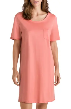 Hanro Cotton Nightshirt Carnation 1392