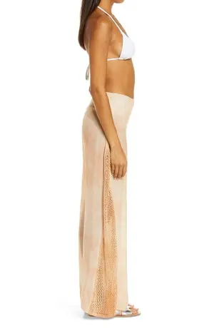 Elan Crochet Trim Wide Leg Cover-up Pants