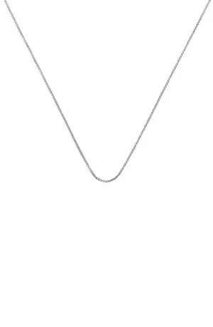 Monica Vinader Box Chain Necklace - Silver