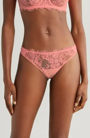 SKARLETT BLUE Entice Thong Geranium/cashmere