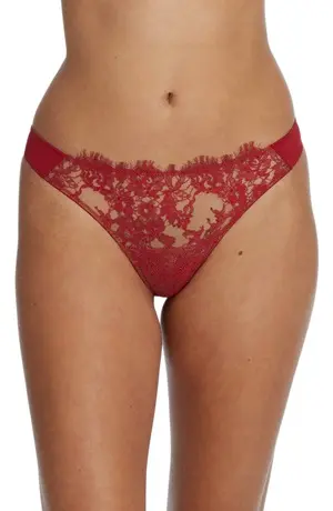 SKARLETT BLUE Entice Thong Lipstick Red/ Nylon