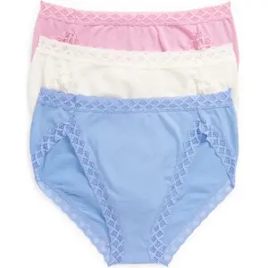 Natori Bliss 3-pack French Cut Briefs Ivory Pack
