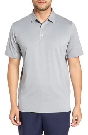 Johnnie-o Birdie Classic Fit Performance Polo Meteor