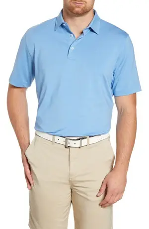 Johnnie-o Birdie Classic Fit Performance Polo Neptune