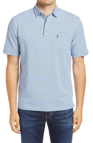 Johnnie-o Birdie Classic Fit Performance Polo Niagara
