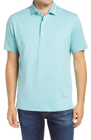 Johnnie-o Birdie Classic Fit Performance Polo Tropical