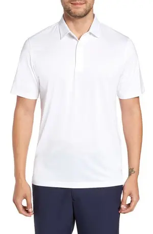 Johnnie-o Birdie Performance Polo - White