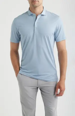 Johnnie-o Lyndon Classic Fit Polo - Carbon Fiber