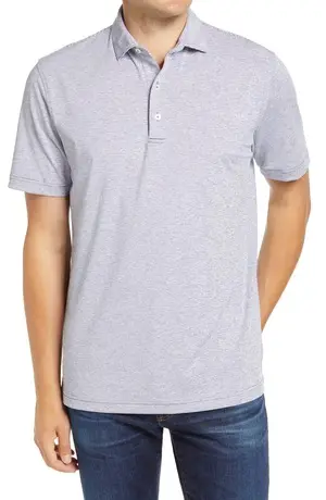 Johnnie-o Johnnie-O Lyndon Classic Fit Polo Heather Twilight